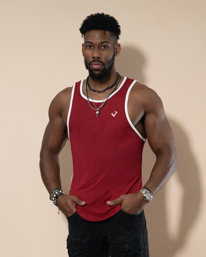 Ascend Tank Red | Violate the Dress Code