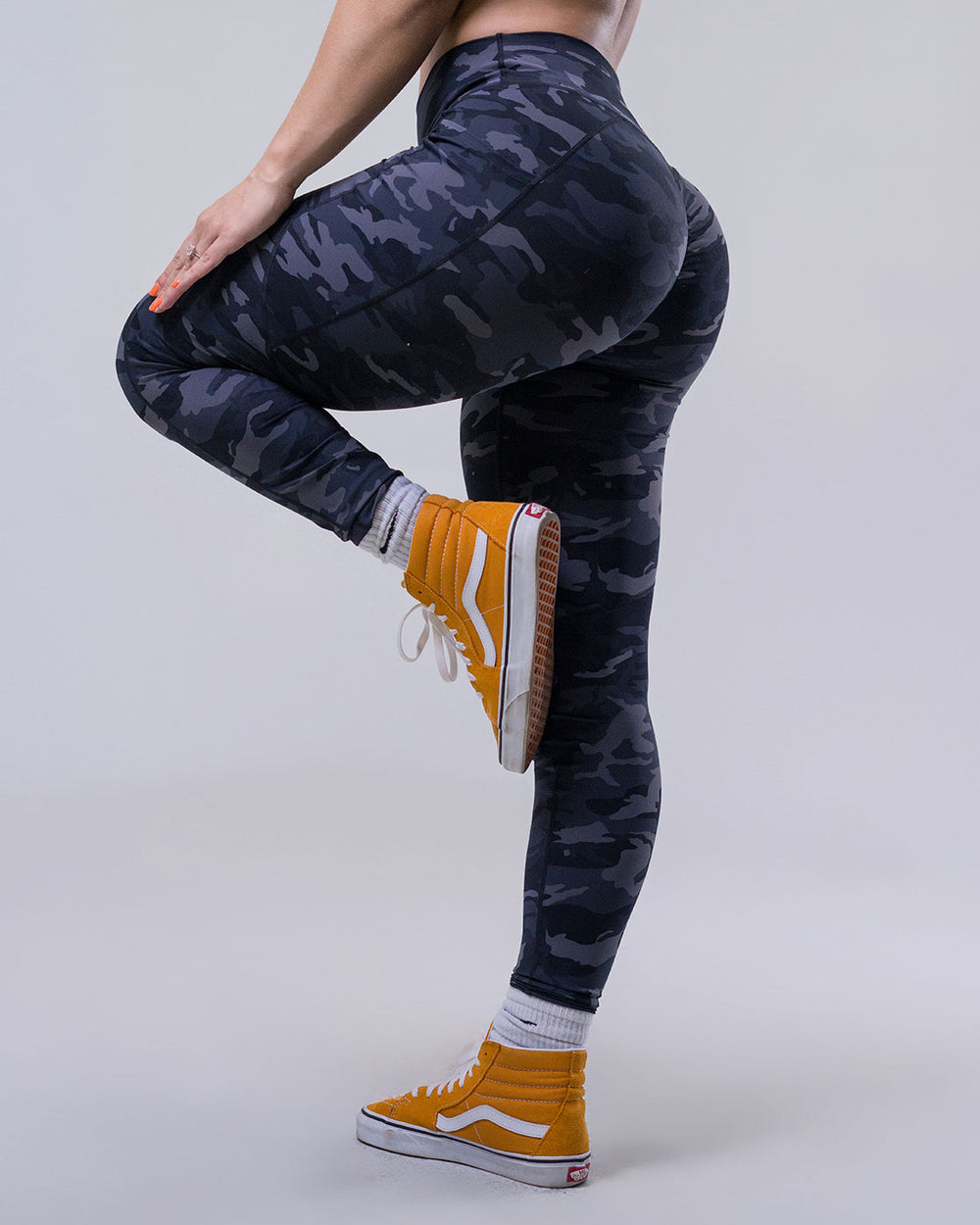 Luxe Dark Camo Leggings | Violate the Dress Code