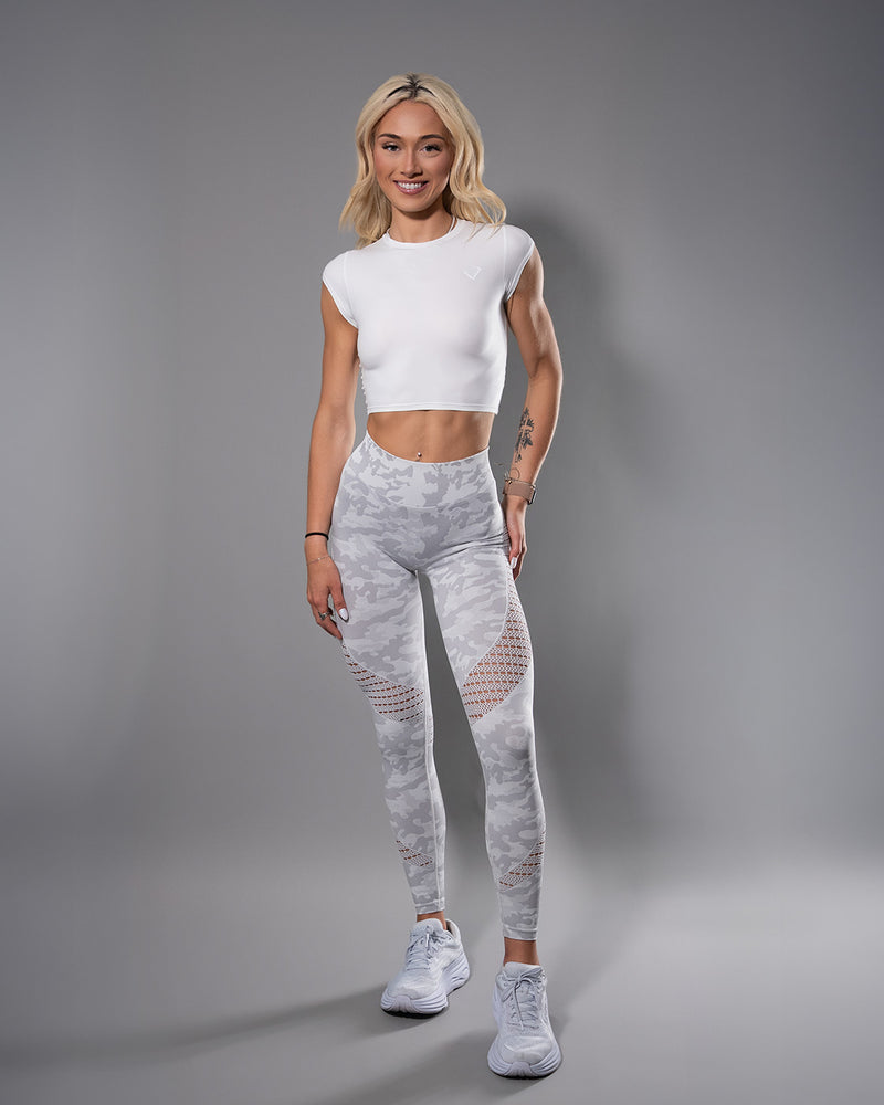 Tease Crop - White | Violate the Dress Code